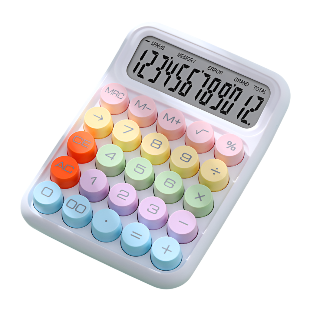 CASI23 | Runzon Casio / Calculator - White – GM School Lab