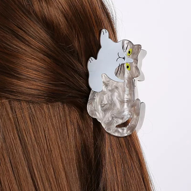 HSC391 | Grey Cat Hair Clip 1pcs 1.5$ – GM School Lab