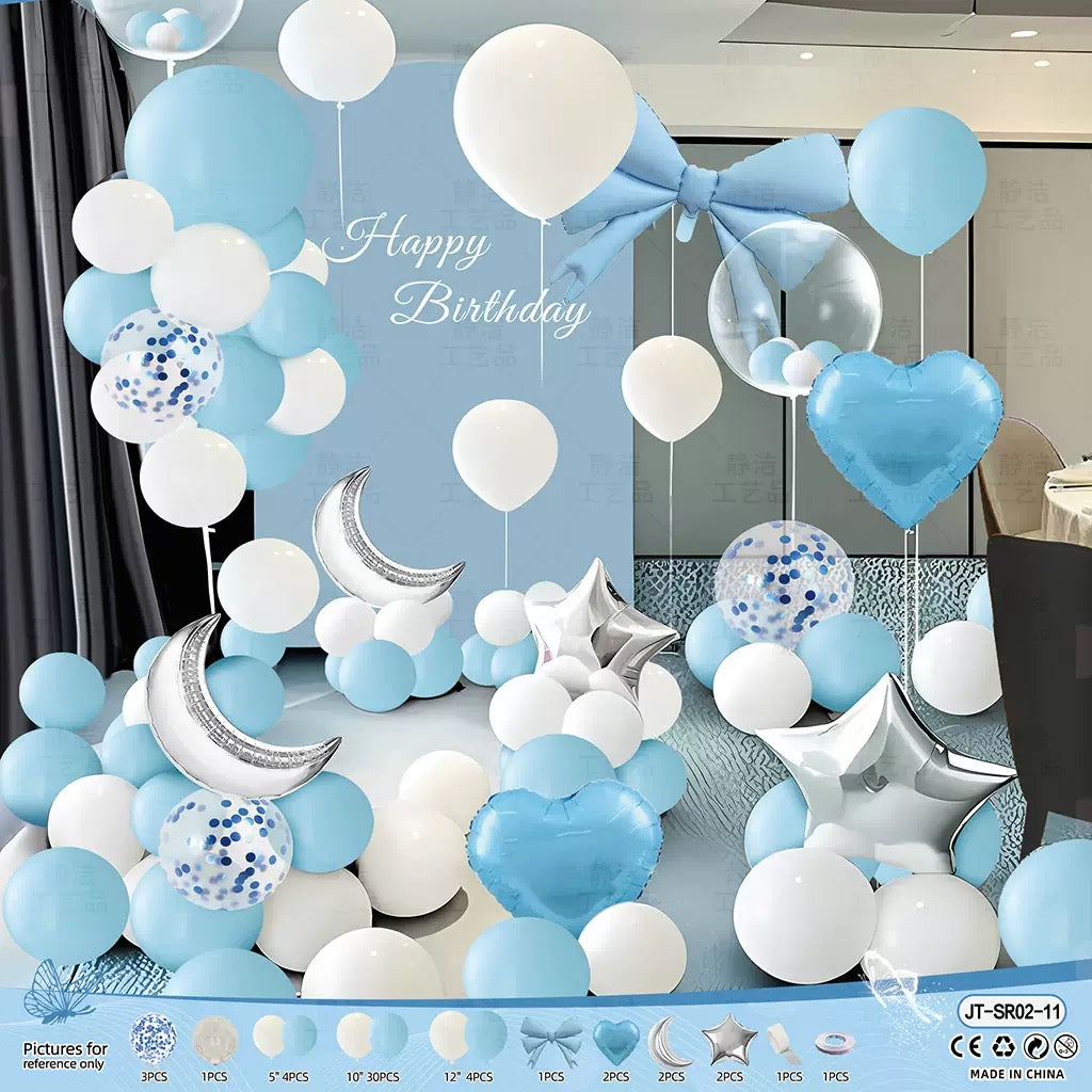 GFT133D | Birthday Party Balloon set - blue – GM School Lab