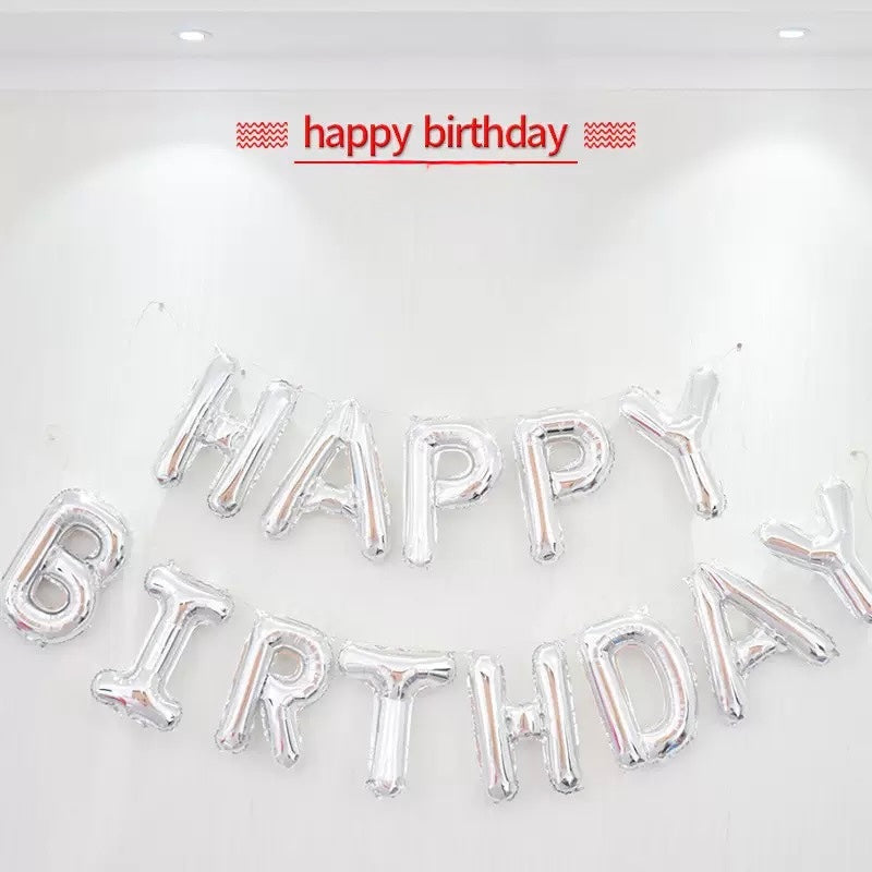 GFT145 | HBD Birthday Balloon - Silver – GM School Lab