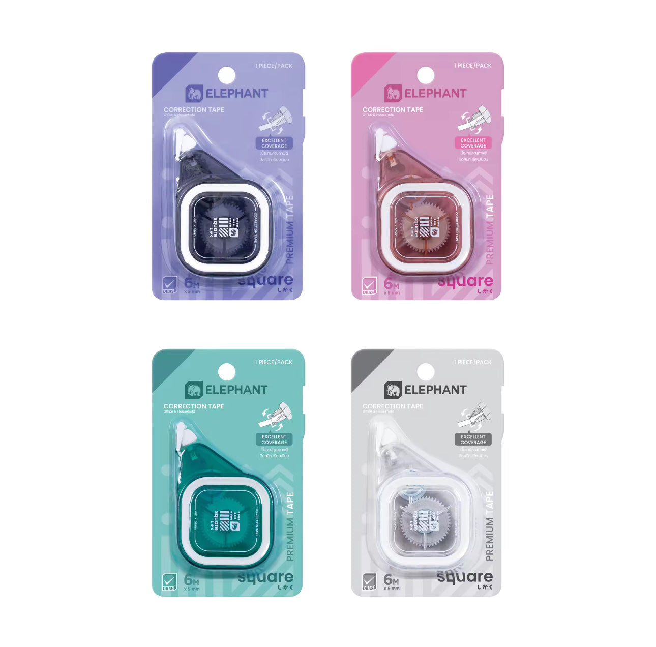 CRT46 | Elephant Correction Tape 6m 1pcs – GM School Lab