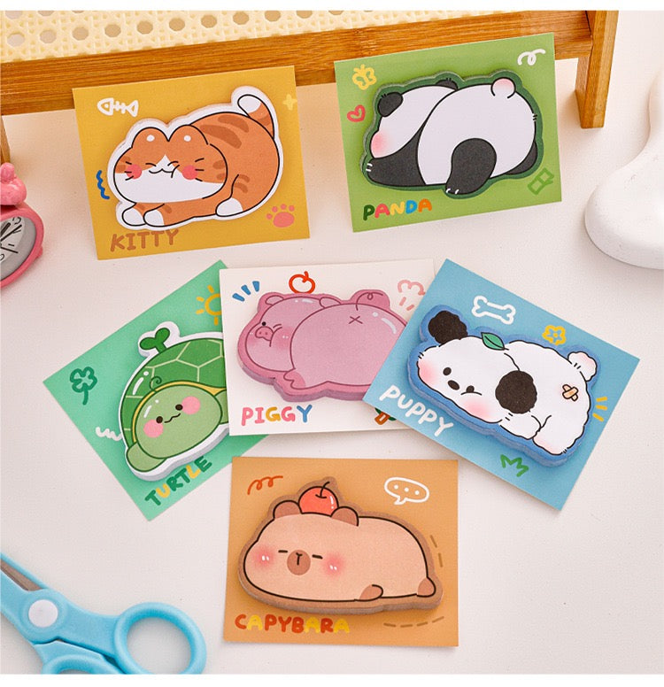 SKN18 | Cute animal Sticky note – GM School Lab
