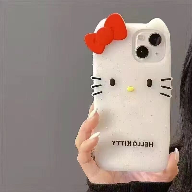 CAIP01 | White Kitty Phone Case – GM School Lab