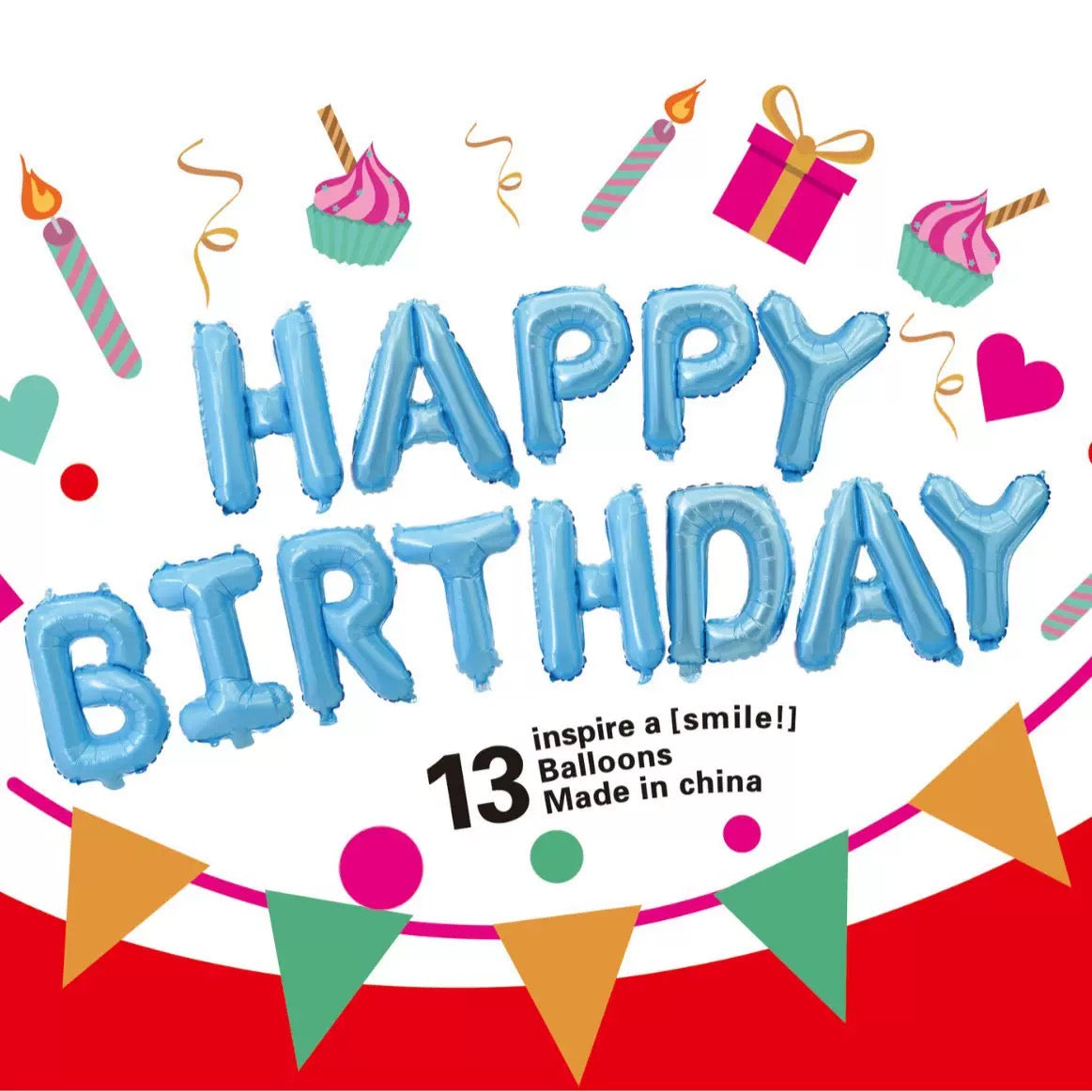 GFT143 | HBD Birthday Balloon - Blue – GM School Lab